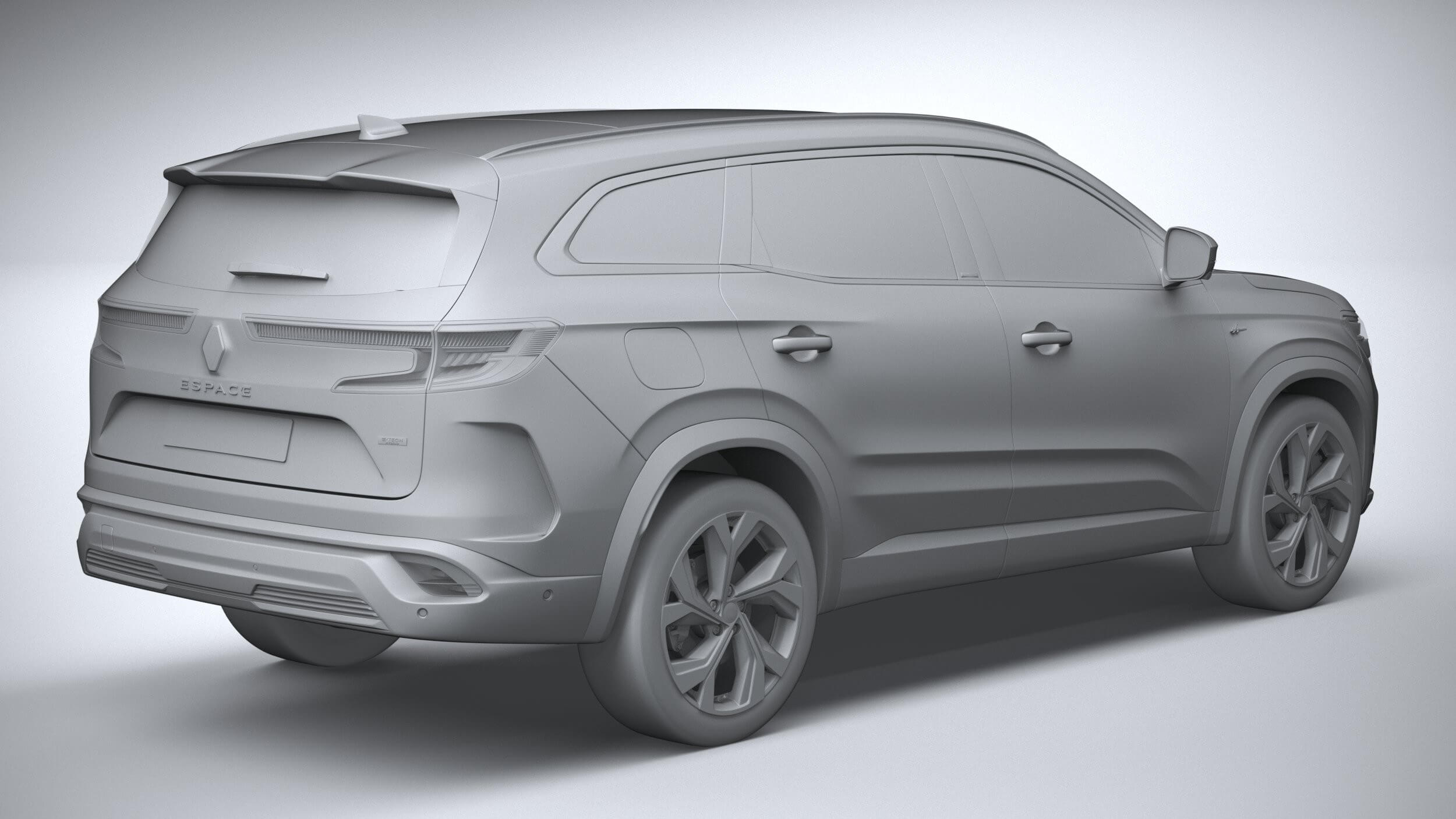 Renault Espace Esprit Alpine 2023 - 3D Model by SQUIR