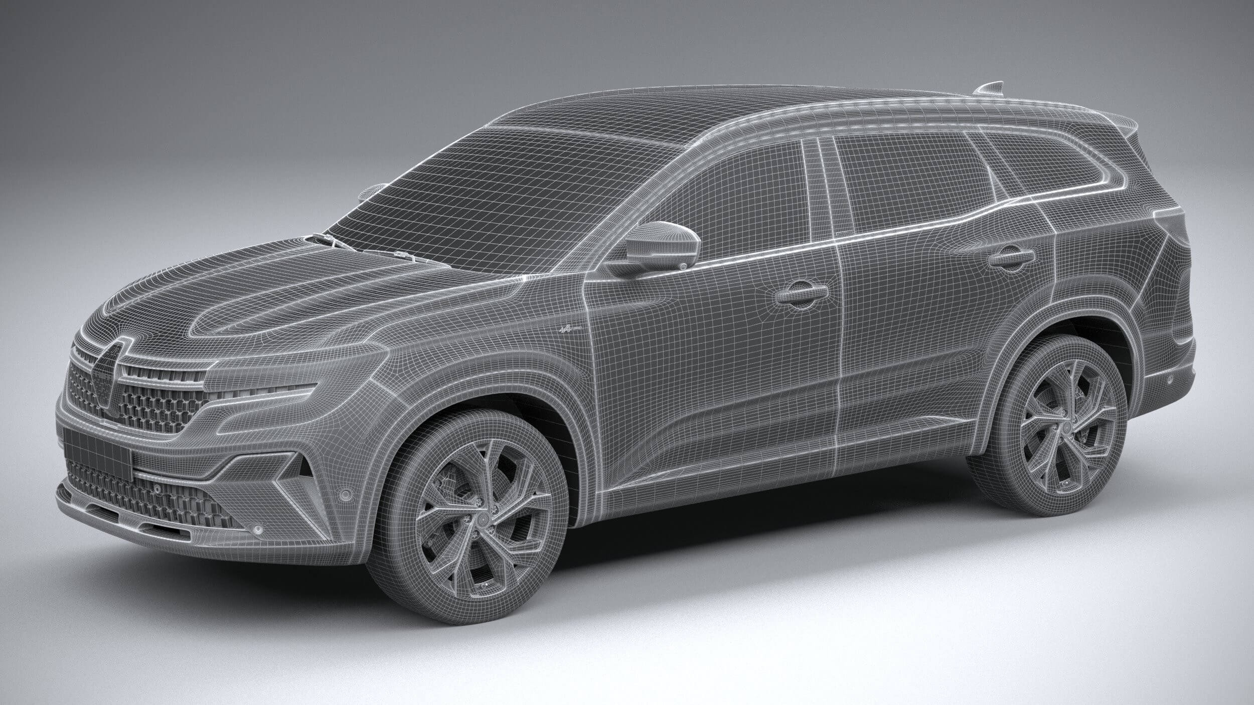 Renault Espace Esprit Alpine 2023 - 3D Model by SQUIR