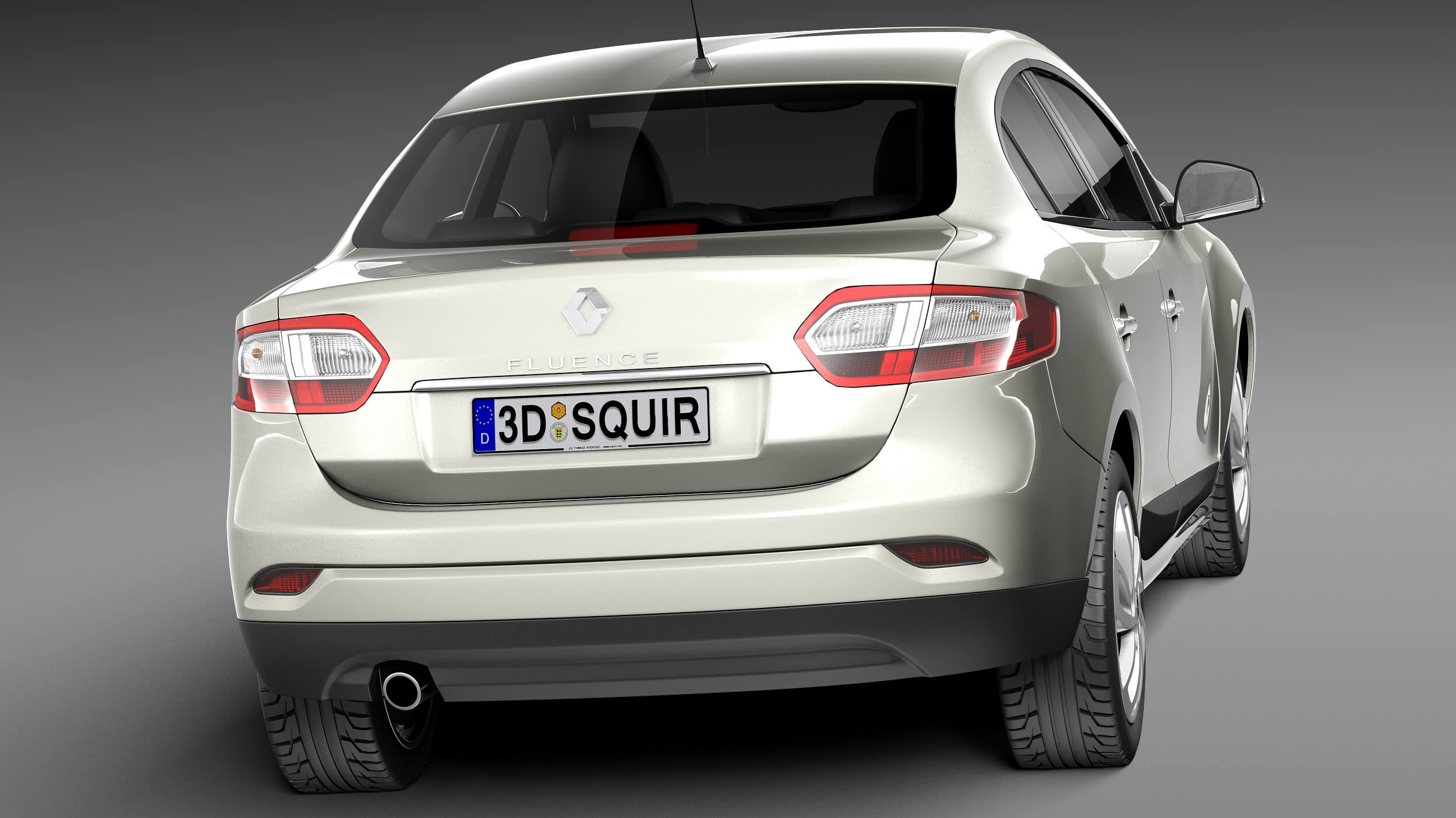 Renault Fluence 2013 - 3D Model by SQUIR