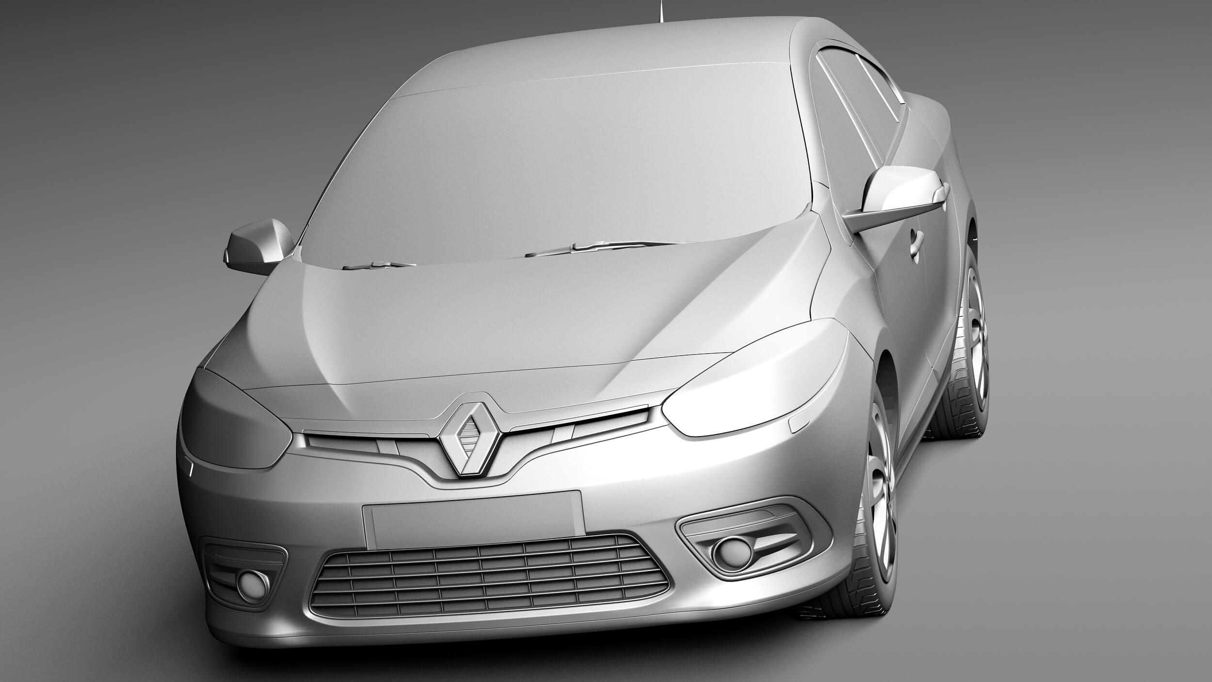 Renault Fluence 2013 - 3D Model by SQUIR