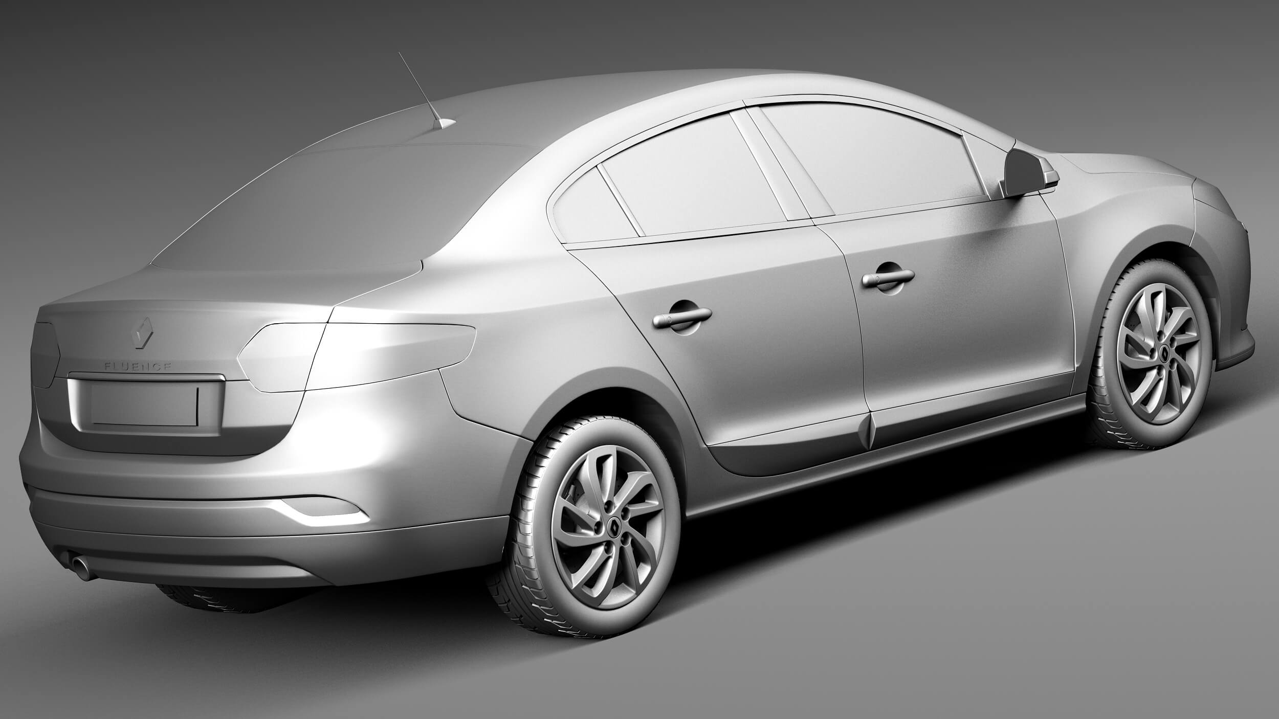 Renault Fluence 2013 - 3D Model by SQUIR