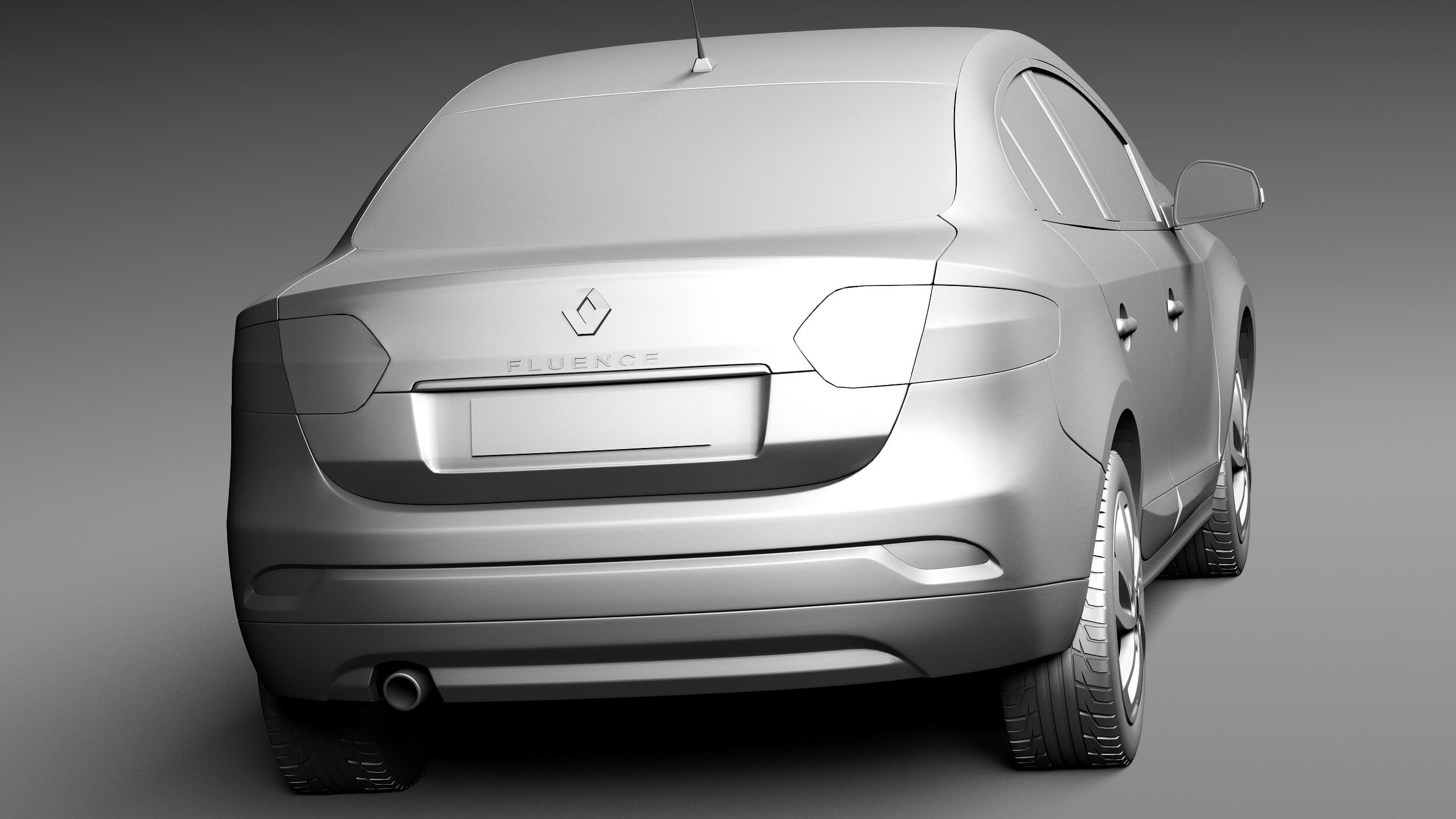 Renault Fluence 2013 - 3D Model by SQUIR