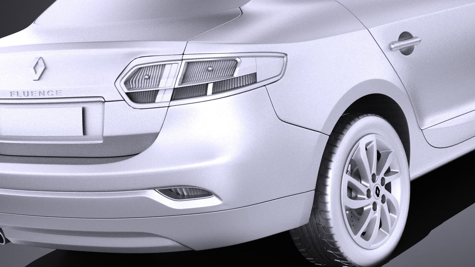 Renault Fluence 2016 (V-Ray) 3D Model by SQUIR