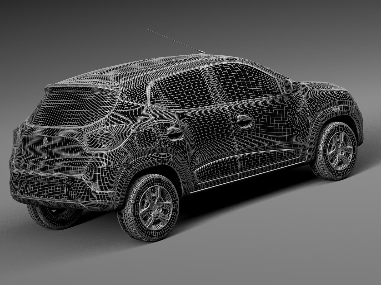 Renault Kwid 2016 - 3D Model by SQUIR