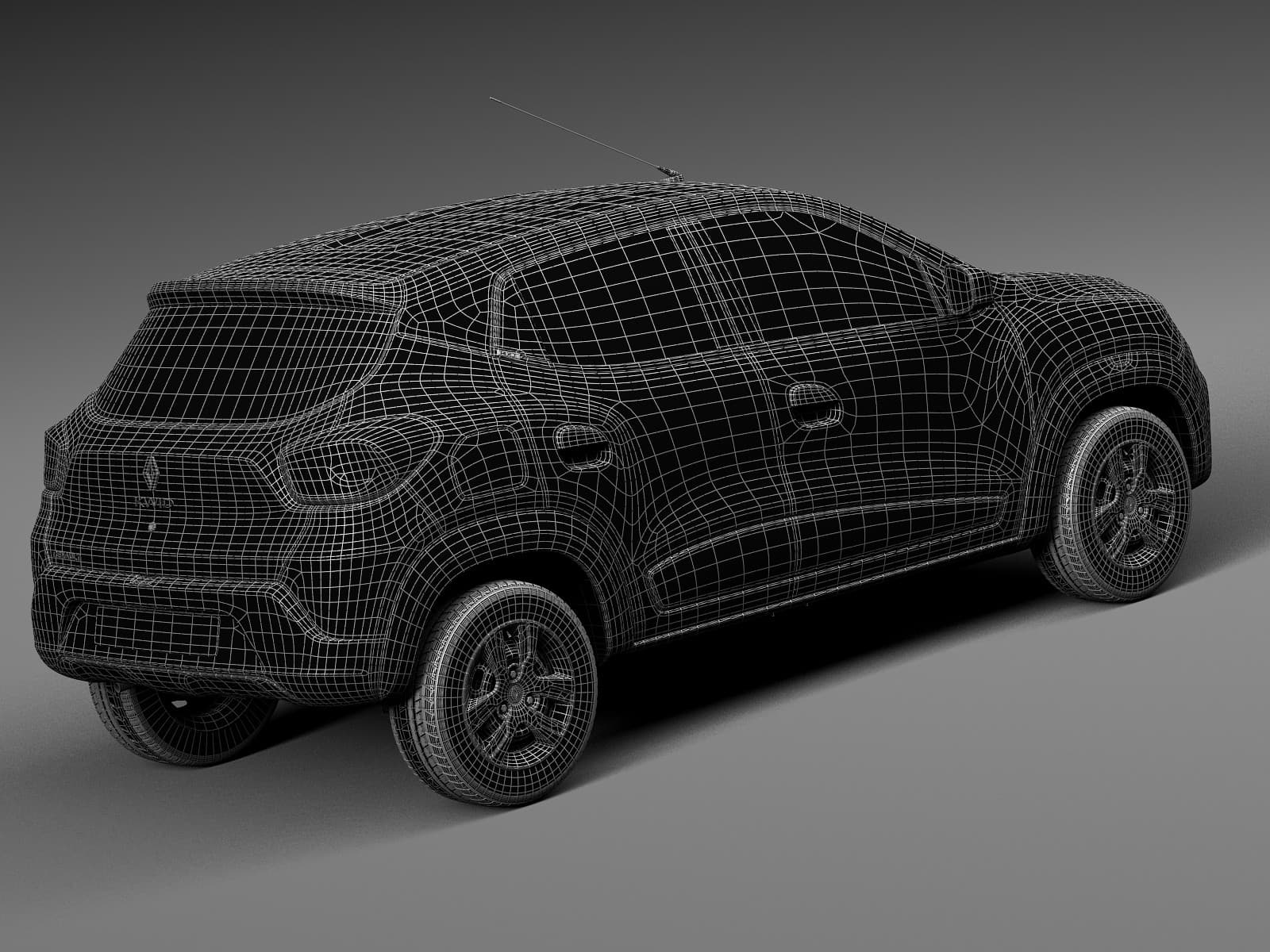 Renault Kwid 2016 - 3D Model by SQUIR