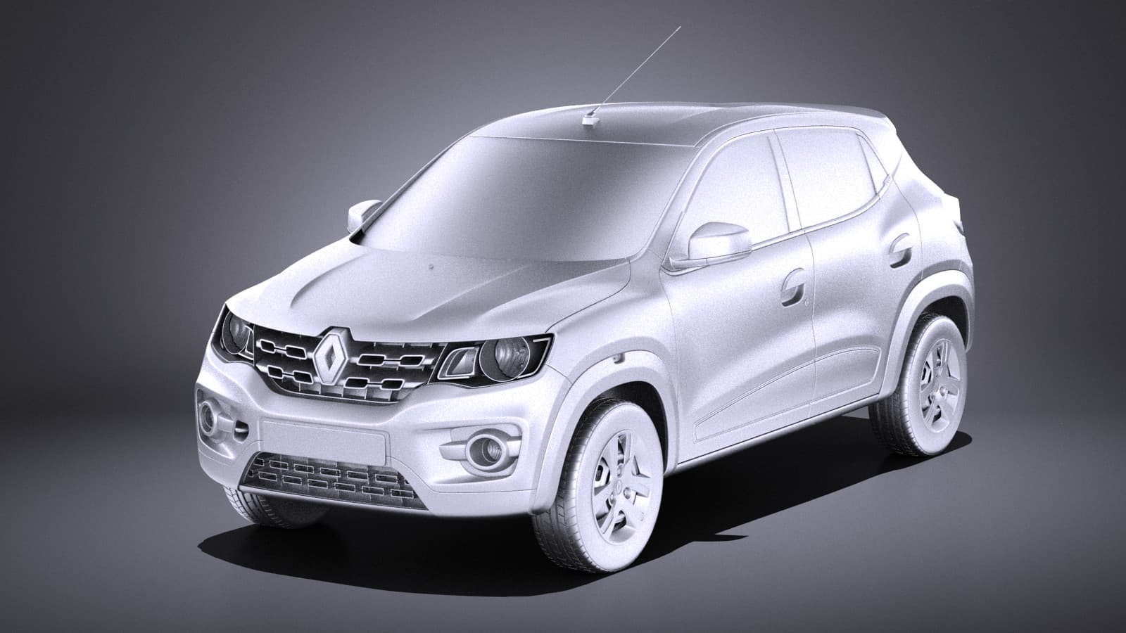 Renault Kwid 2018 (V-Ray) 3D Model by SQUIR