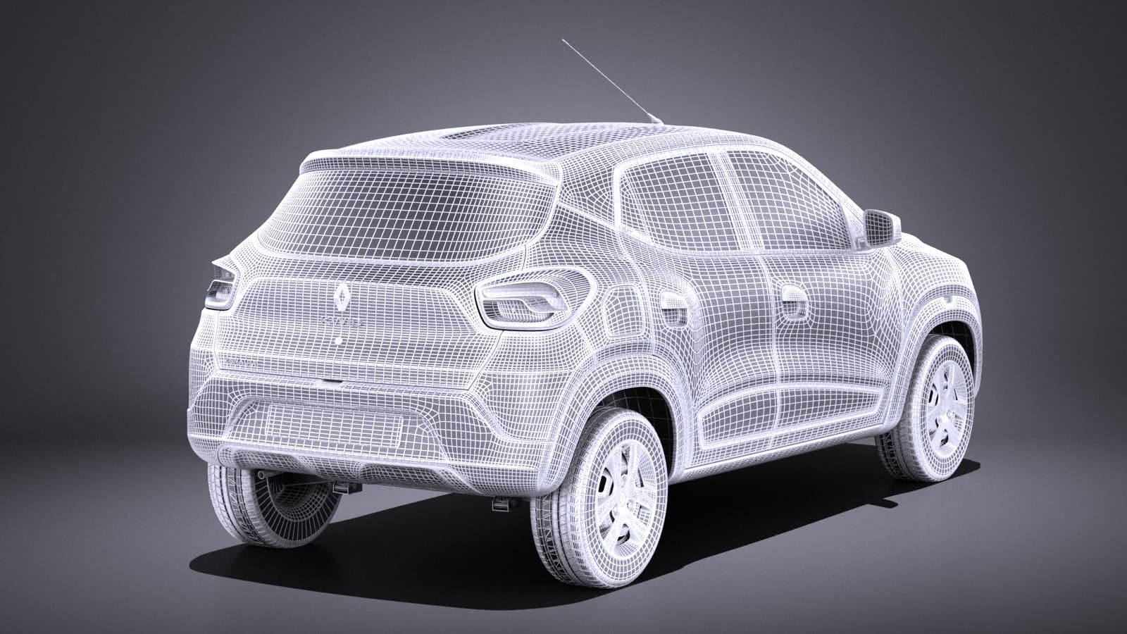 Renault Kwid 2018 (V-Ray) 3D Model by SQUIR