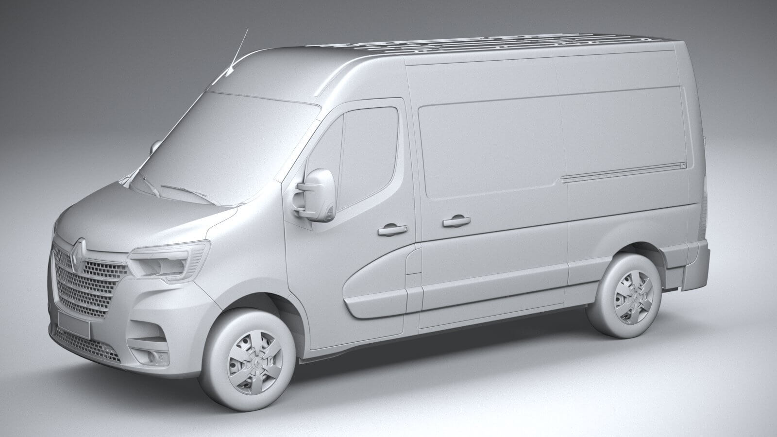 Renault Master L2H2 2020 - 3D Model by SQUIR