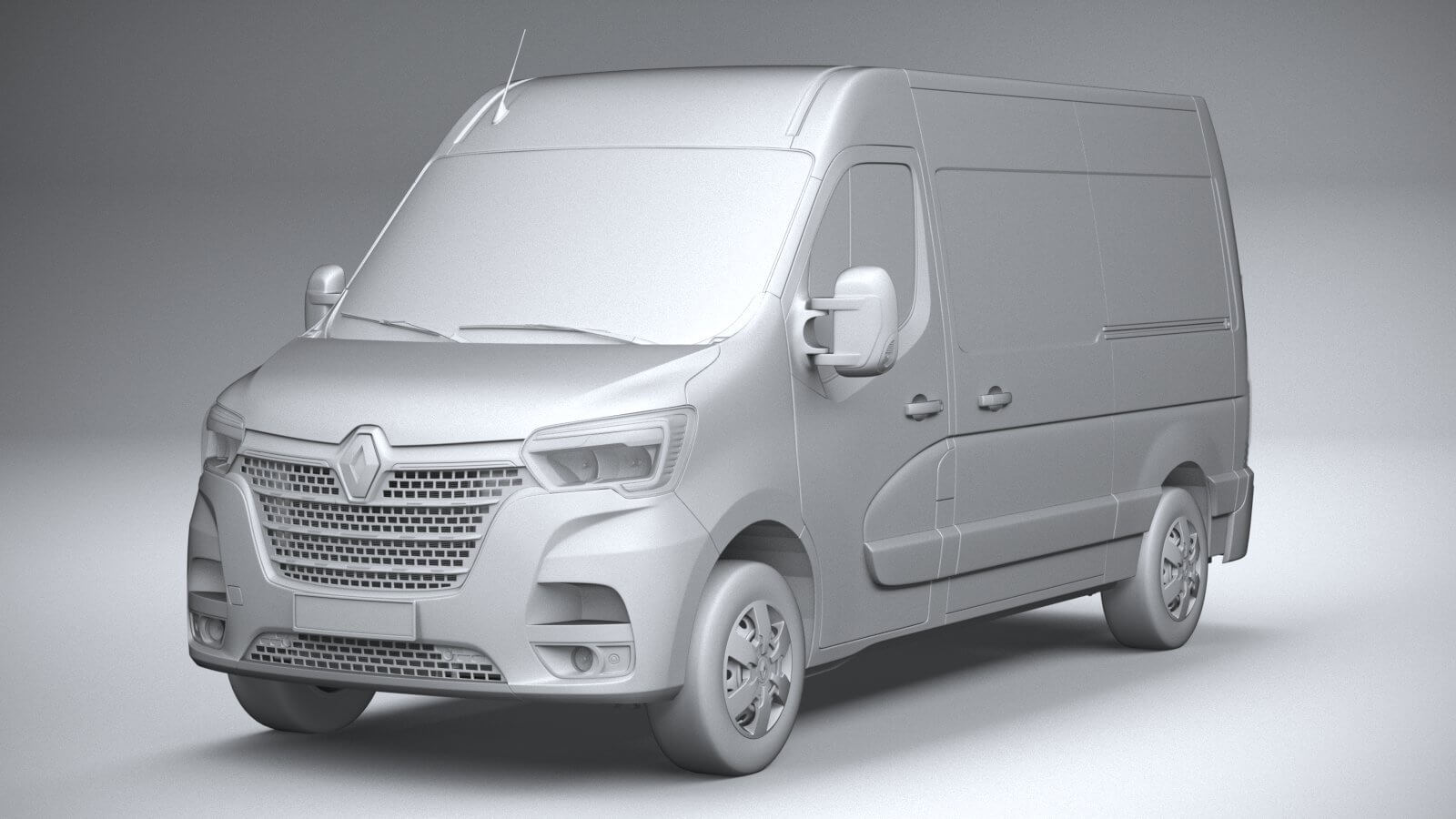 Renault Master L2H2 2020 - 3D Model by SQUIR