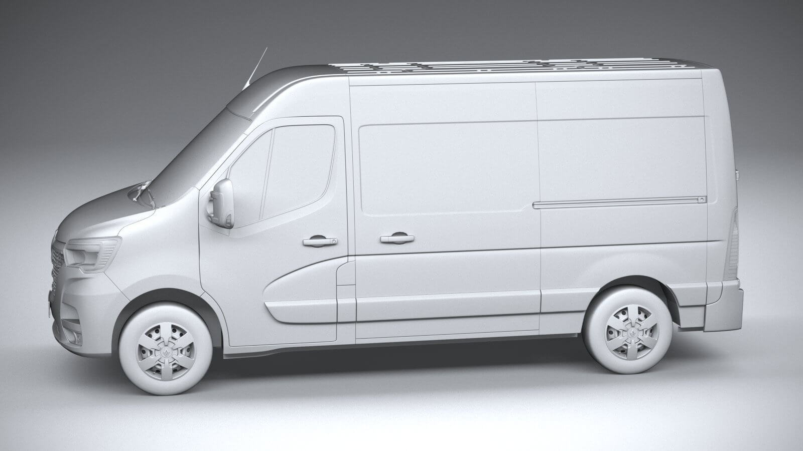 Renault Master L2H2 2020 - 3D Model by SQUIR