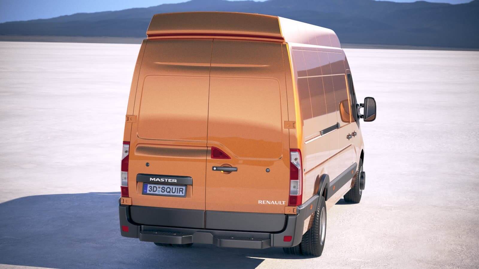 Renault Master Van 2018 Maxi - 3D Model by SQUIR