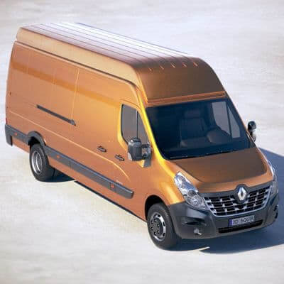 Renault Master Van 2018 Maxi - 3D Model by SQUIR