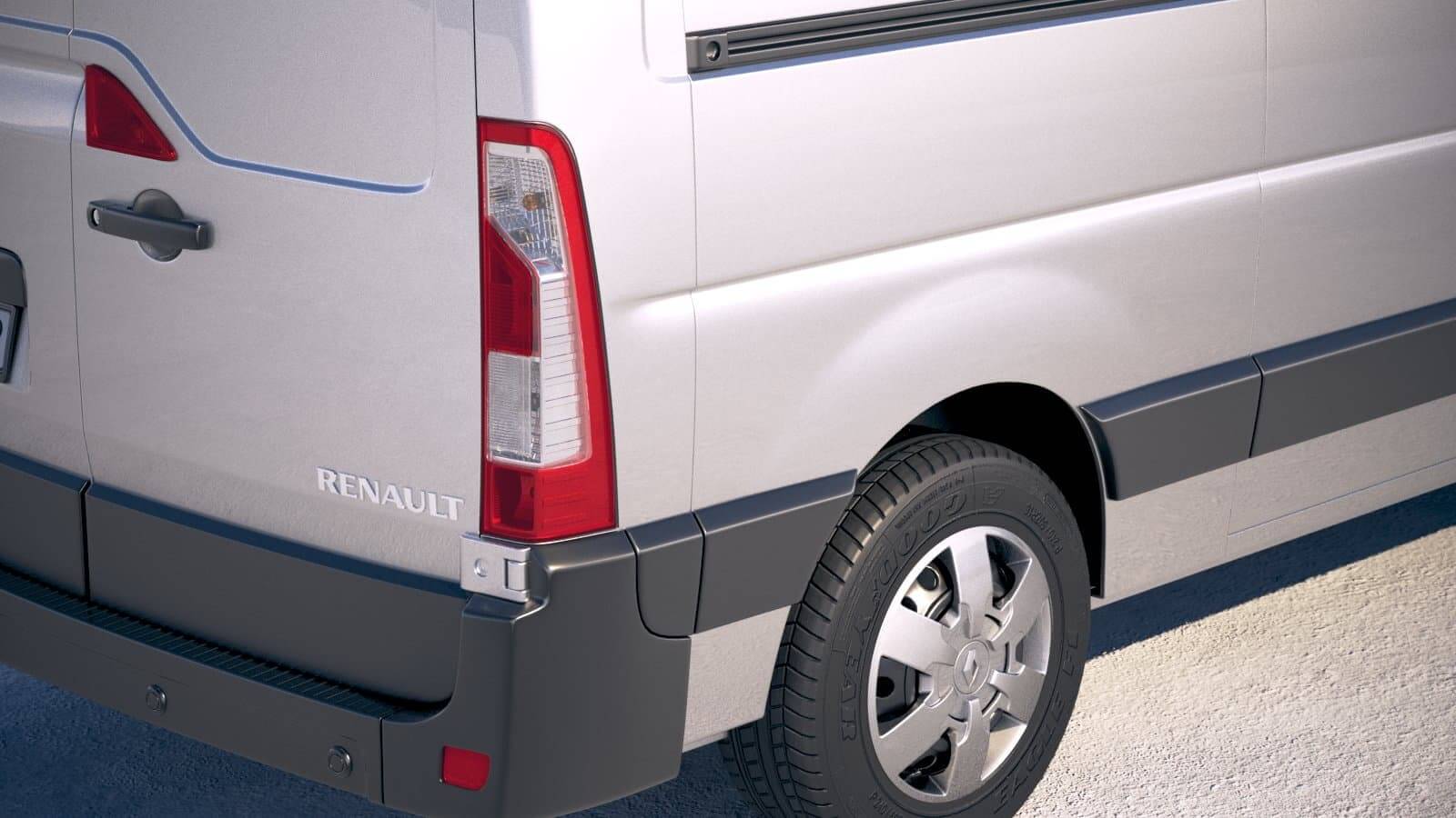 Renault Master Van 2018 Mid - 3D Model by SQUIR