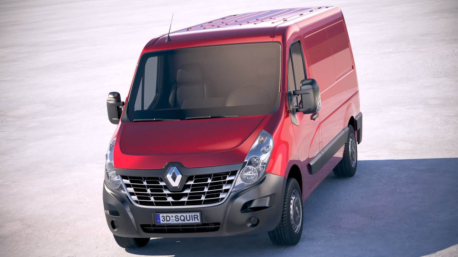 Renault Master Van 2018 Short Low - 3D Model by SQUIR