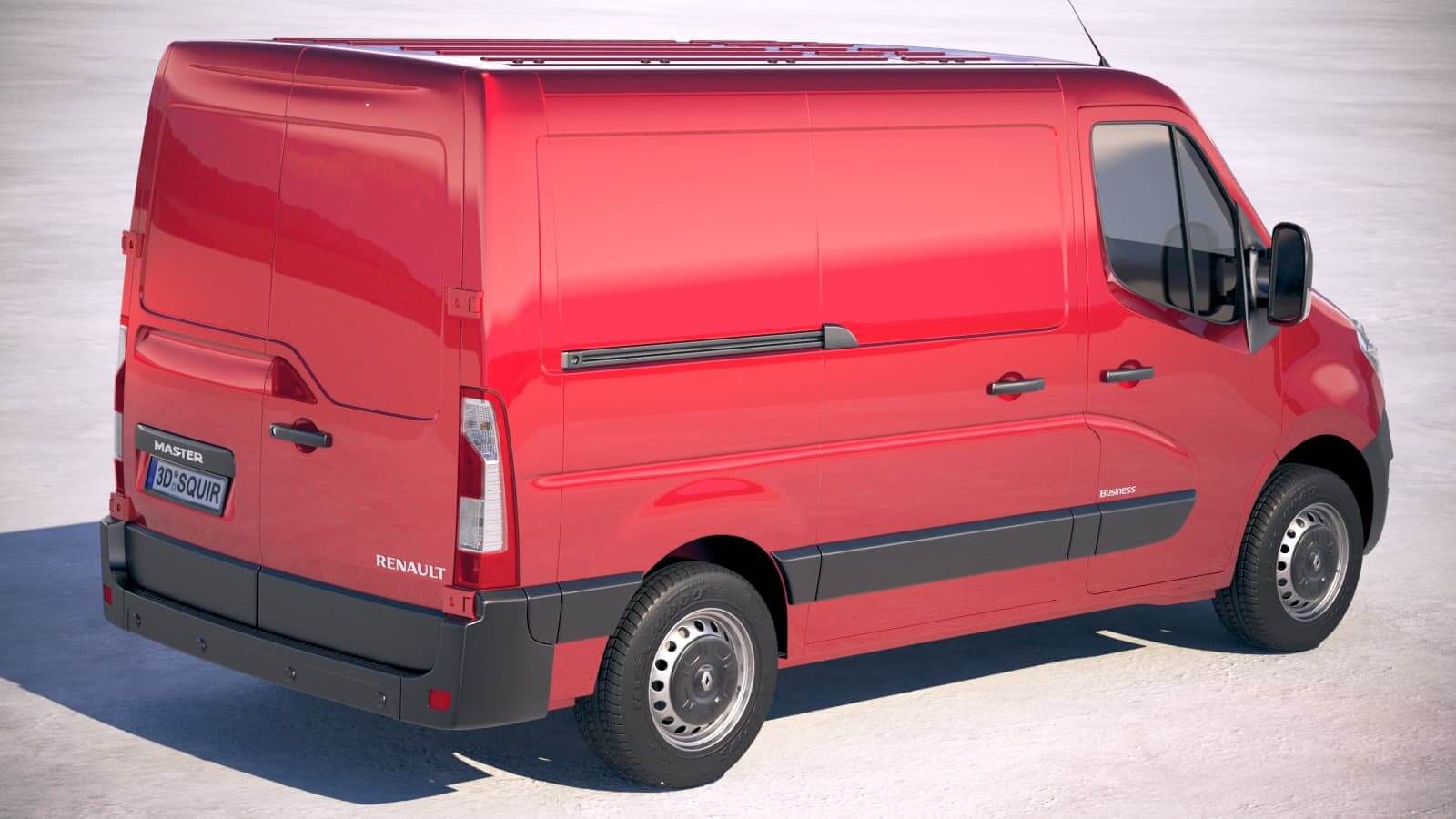 Renault Master Van 2018 Short Low - 3D Model by SQUIR