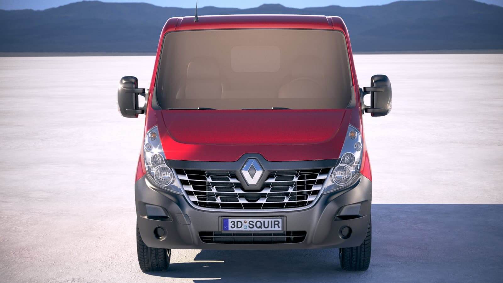 Renault Master Van 2018 Short Low - 3D Model by SQUIR