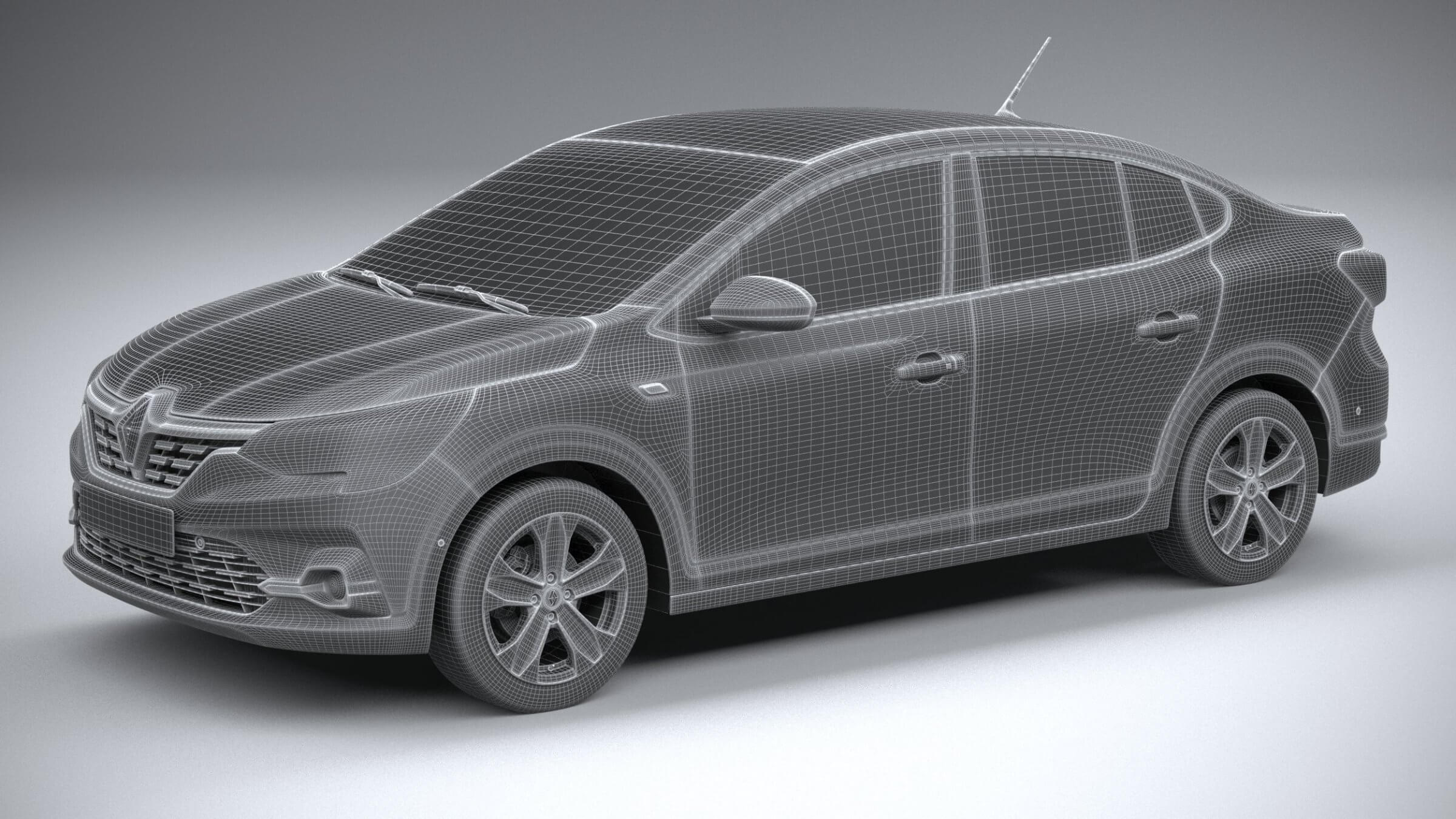 Renault Taliant 2021 - 3D Model by SQUIR