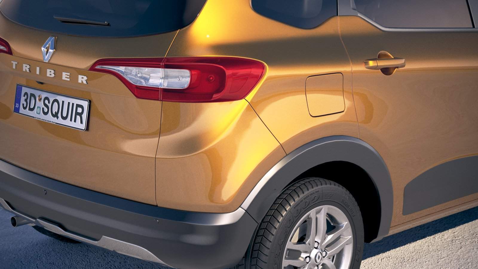 Renault Triber 2020 - 3D Model by SQUIR