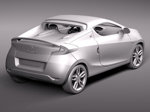 Renault Wind 2010 - 3D Model by SQUIR