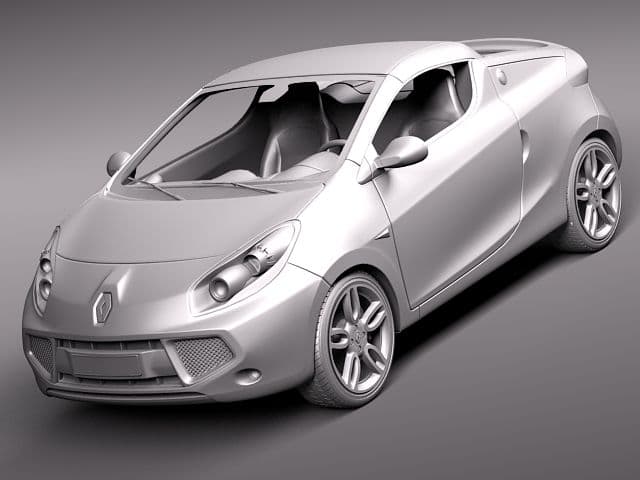 Renault Wind 2010 - 3D Model by SQUIR