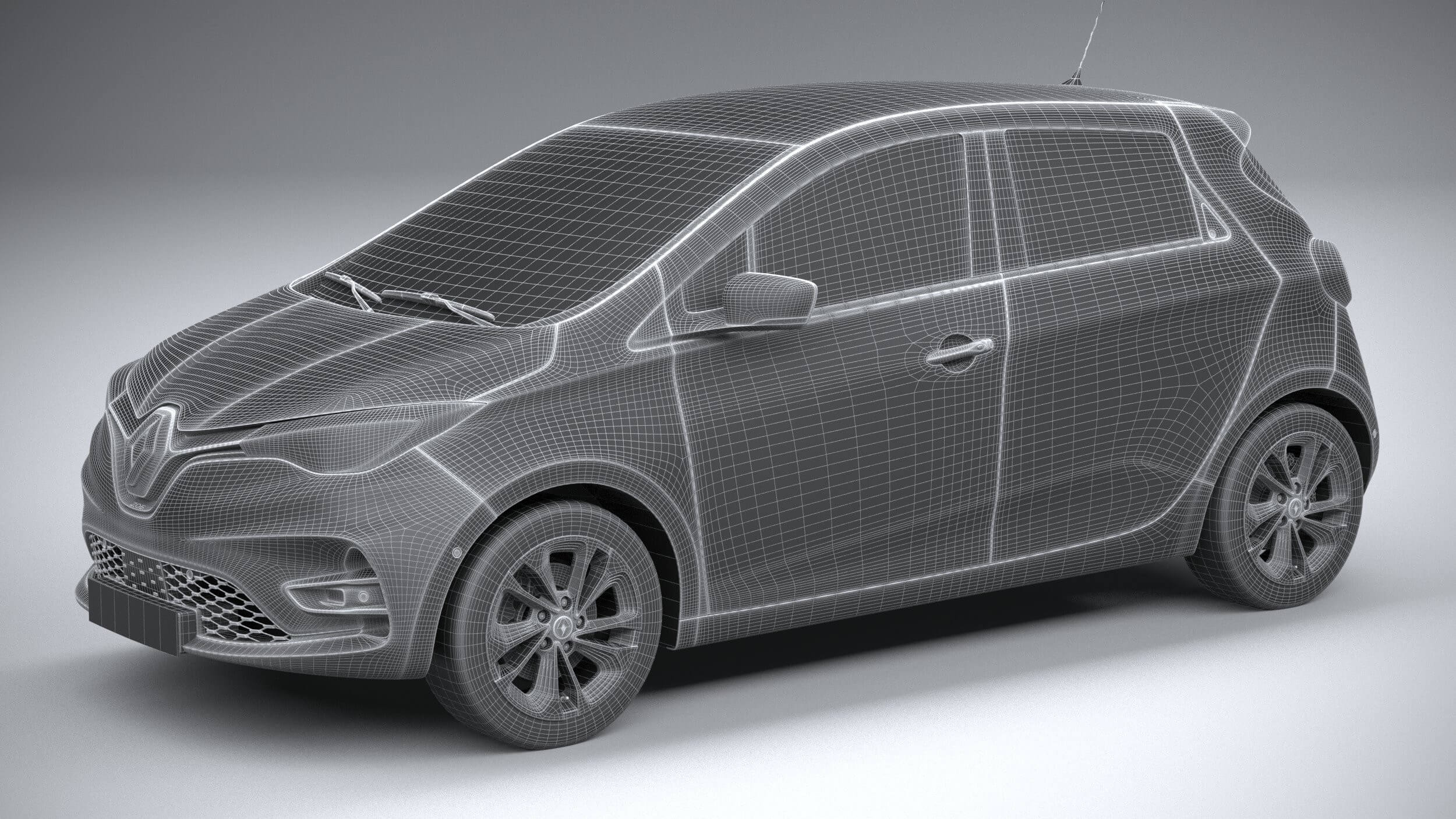 Renault Zoe 2020 - 3D Model by SQUIR