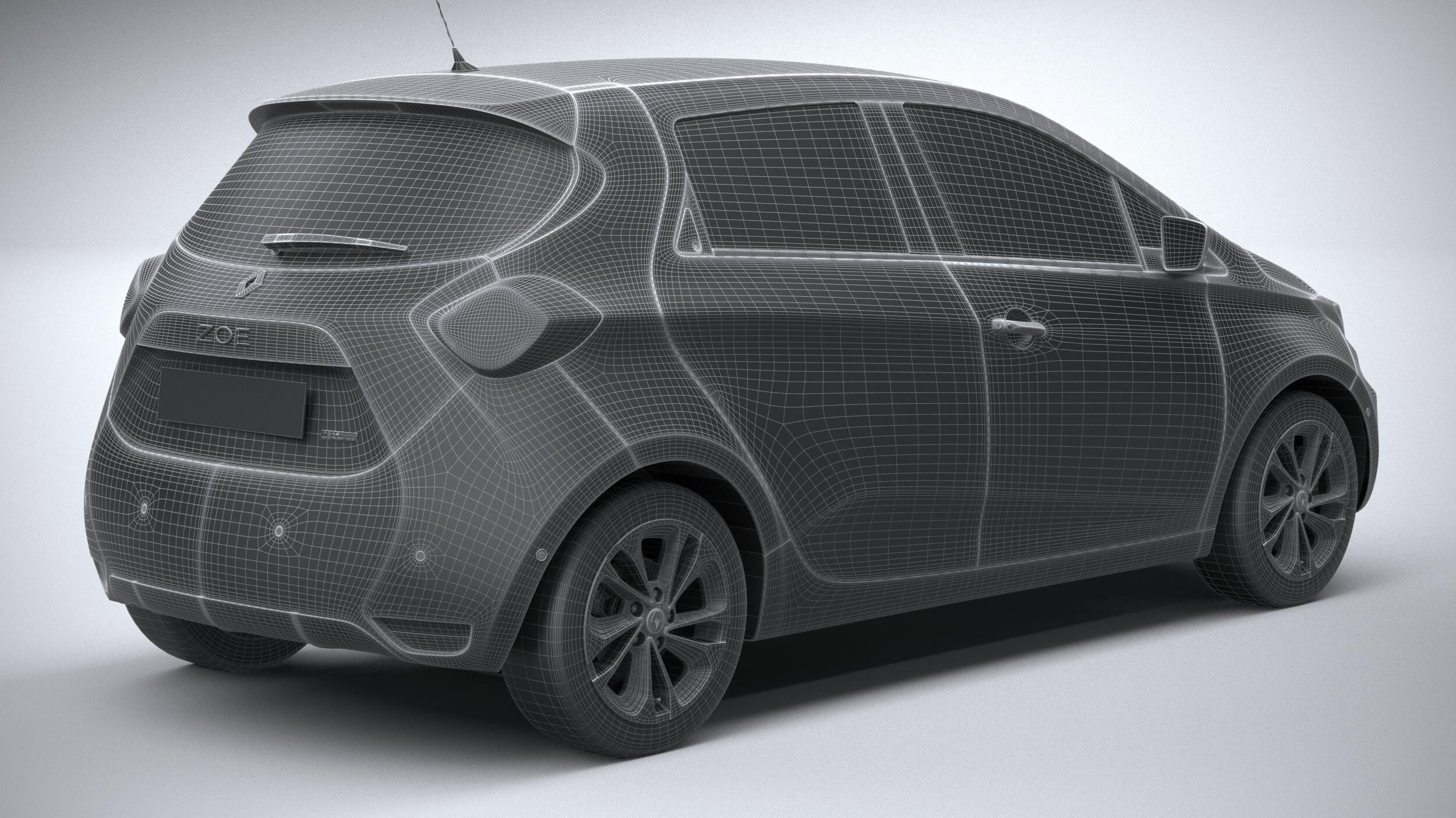 Renault Zoe 2020 - 3D Model by SQUIR