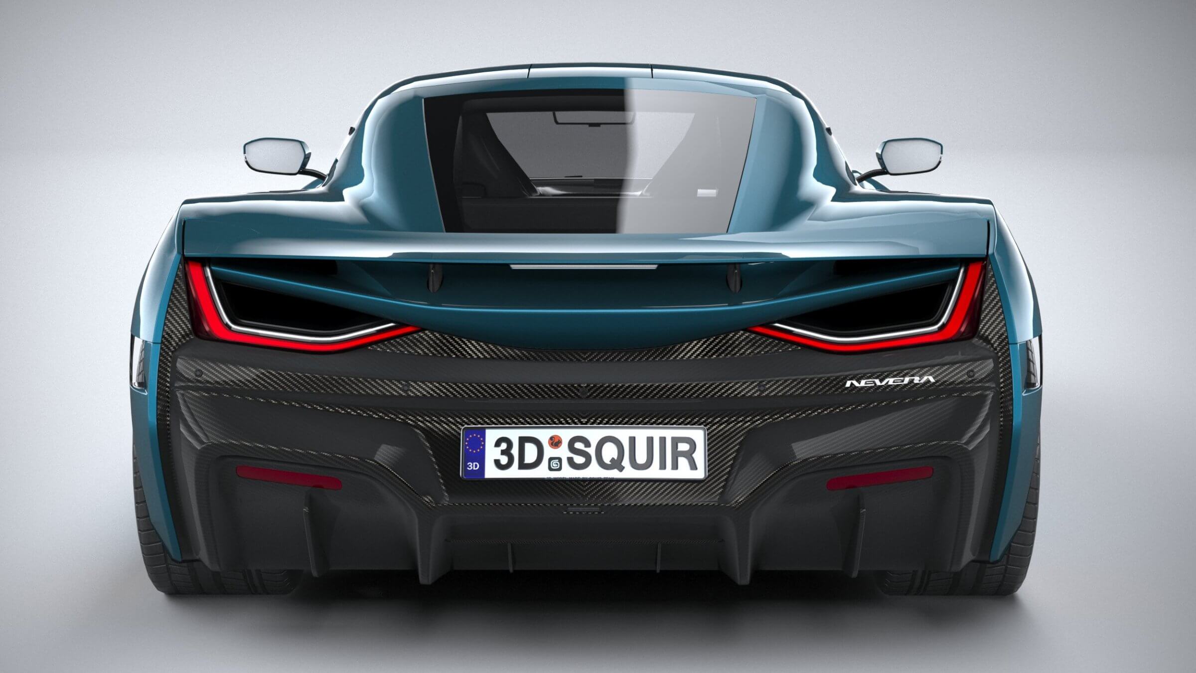 Rimac Nevera 2022 Low Poly - 3D Model by SQUIR