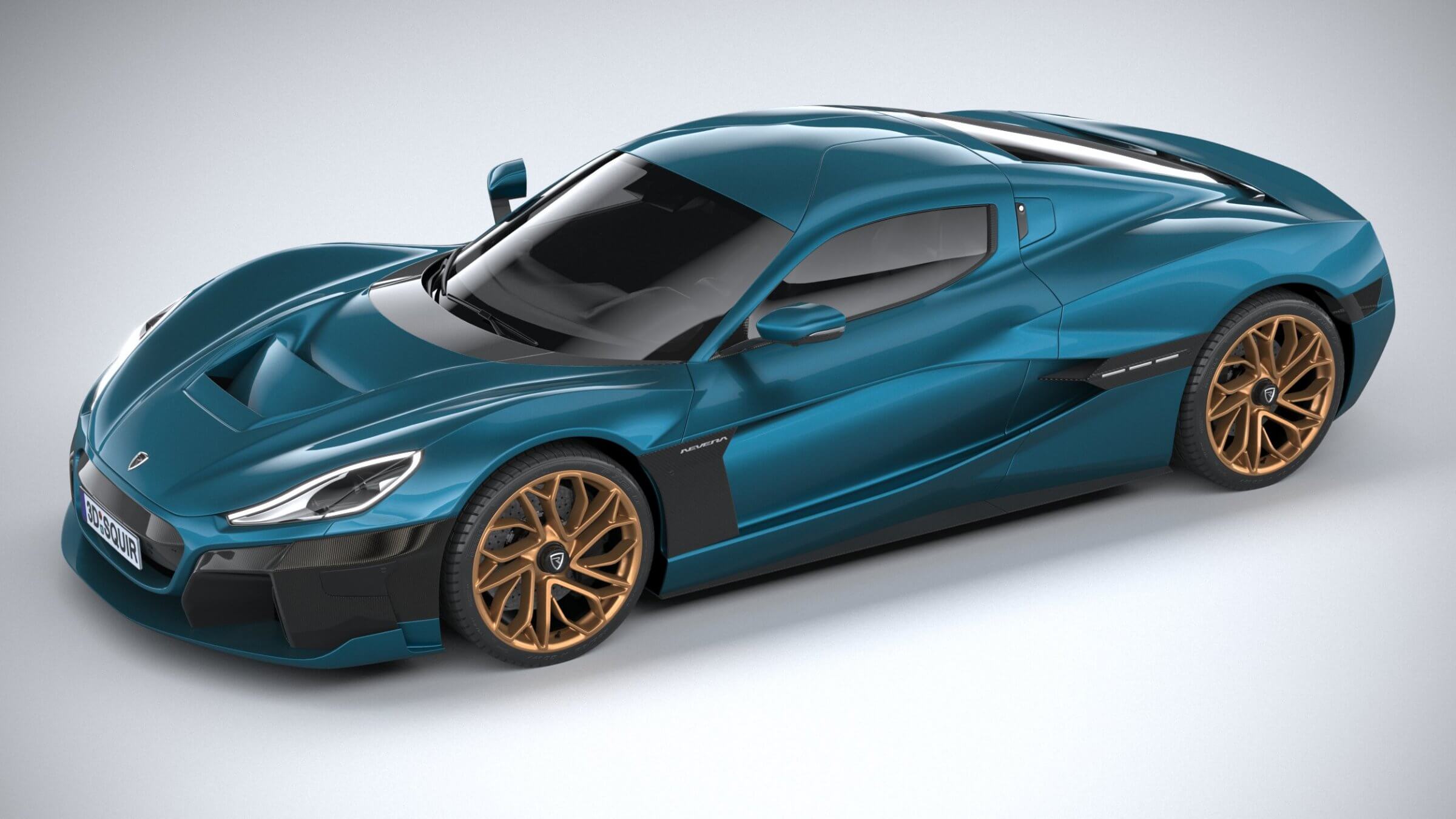 Rimac Nevera 2022 - 3D Model by SQUIR