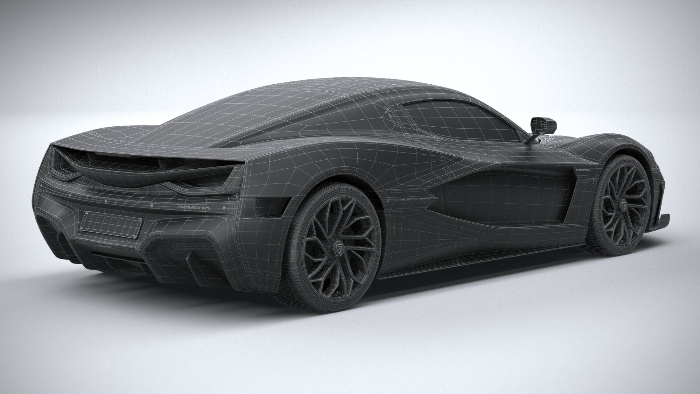 Rimac Nevera 2022 - 3D Model by SQUIR