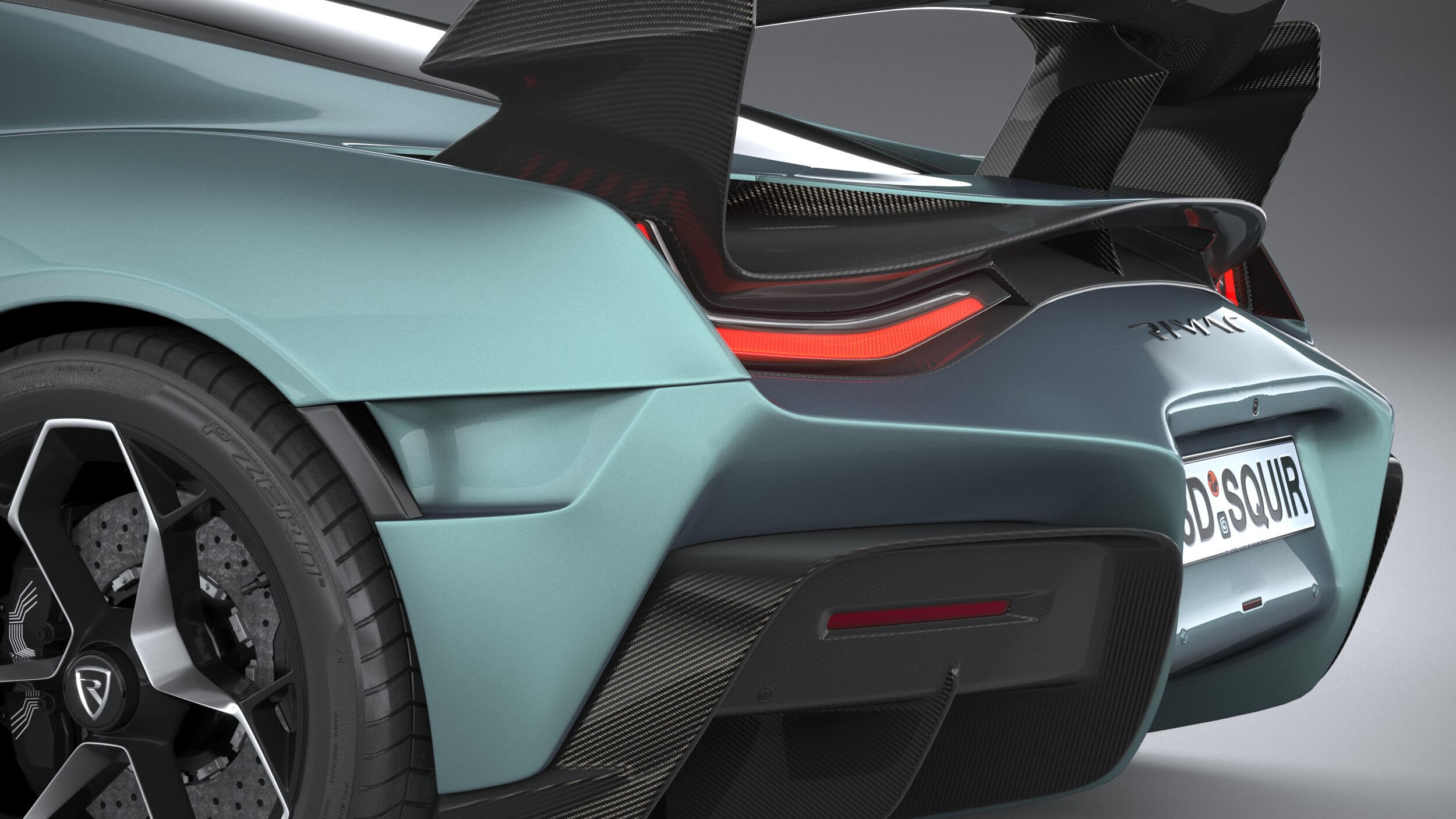 Rimac Nevera R 2025 - 3D Model by SQUIR