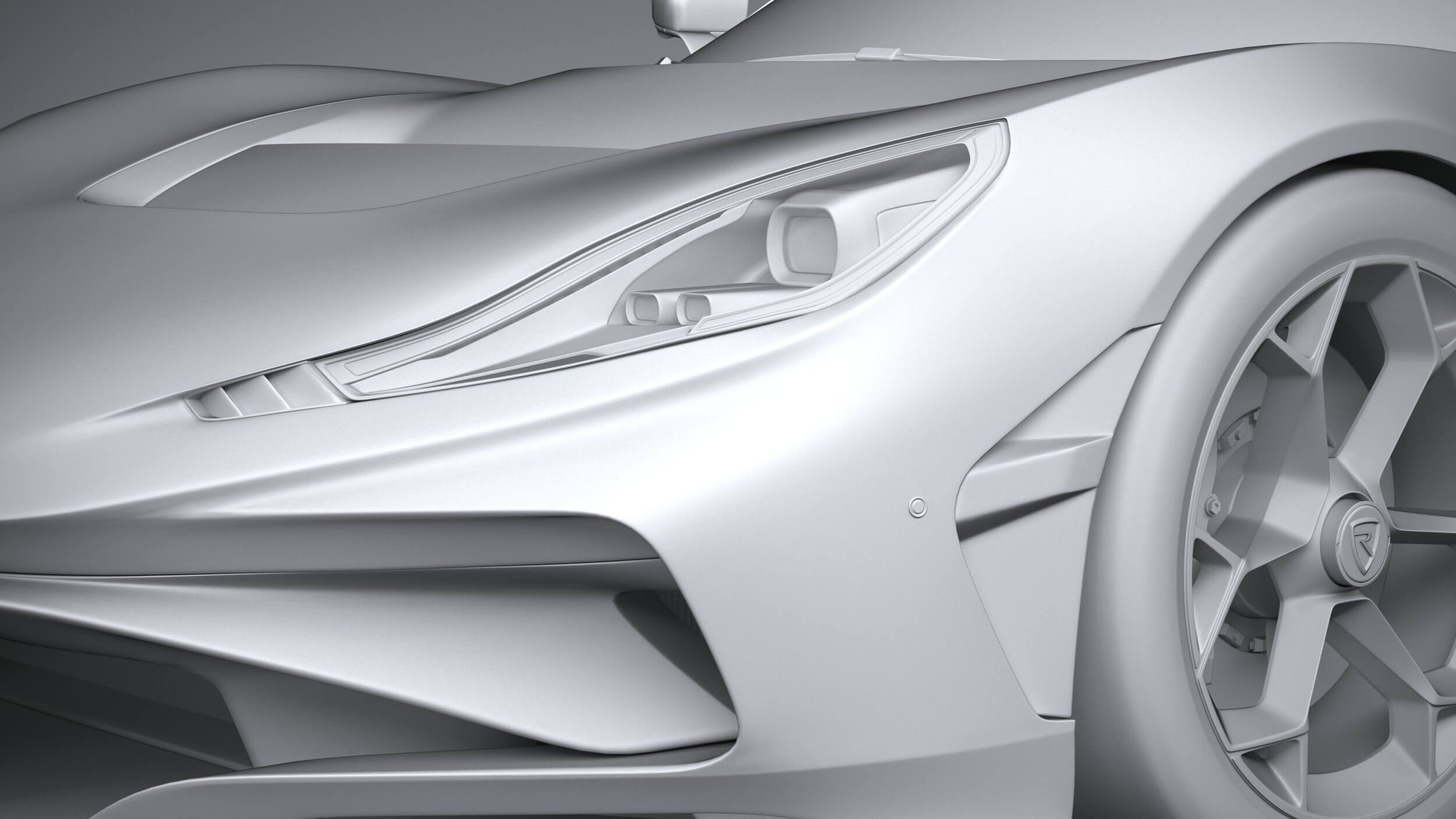 Rimac Nevera R 2025 - 3D Model by SQUIR