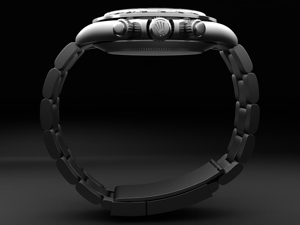 Rolex Daytona Mens Watch - 3D Model by SQUIR