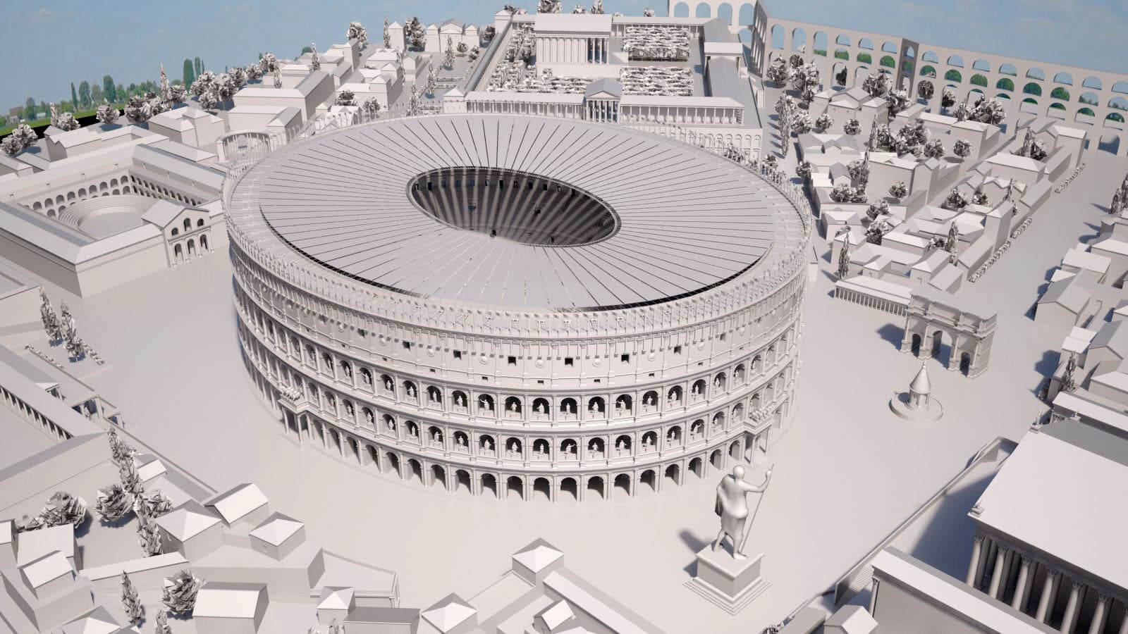 Rome Colosseum - 3D Model by SQUIR