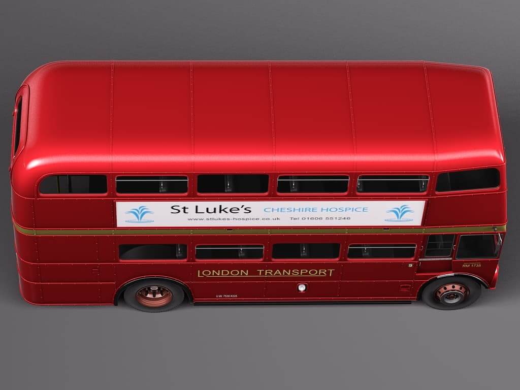 Routemaster London Double Decker Bus - 3D Model by SQUIR