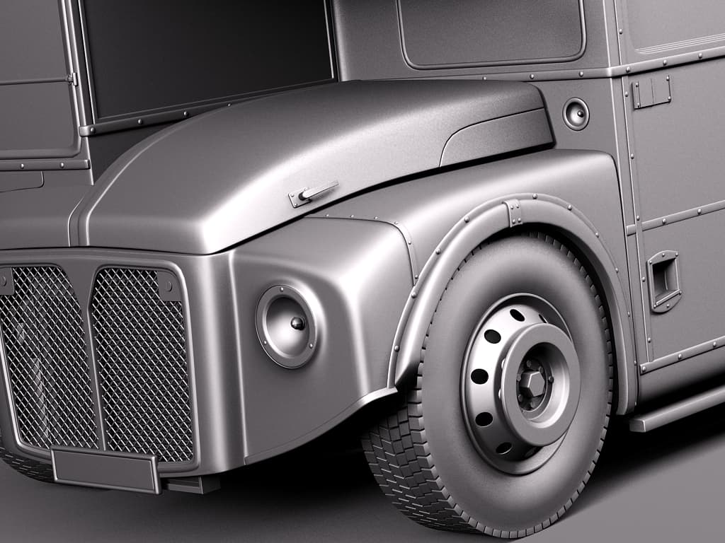 Routemaster London Double Decker Bus - 3D Model by SQUIR