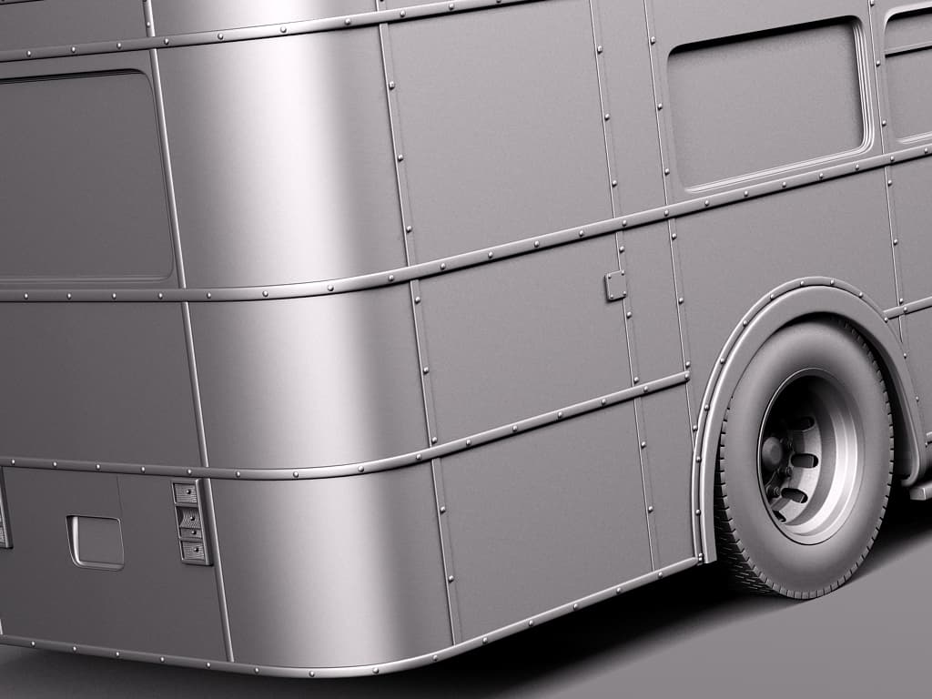 Routemaster London Double Decker Bus - 3D Model by SQUIR