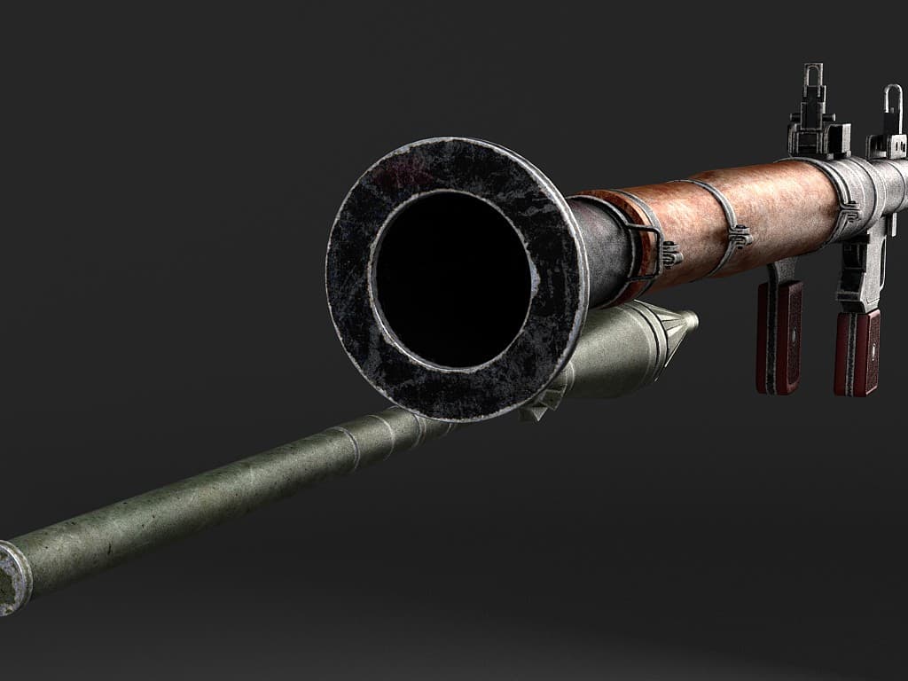 RPG-7 Bazooka 3D Model by SQUIR