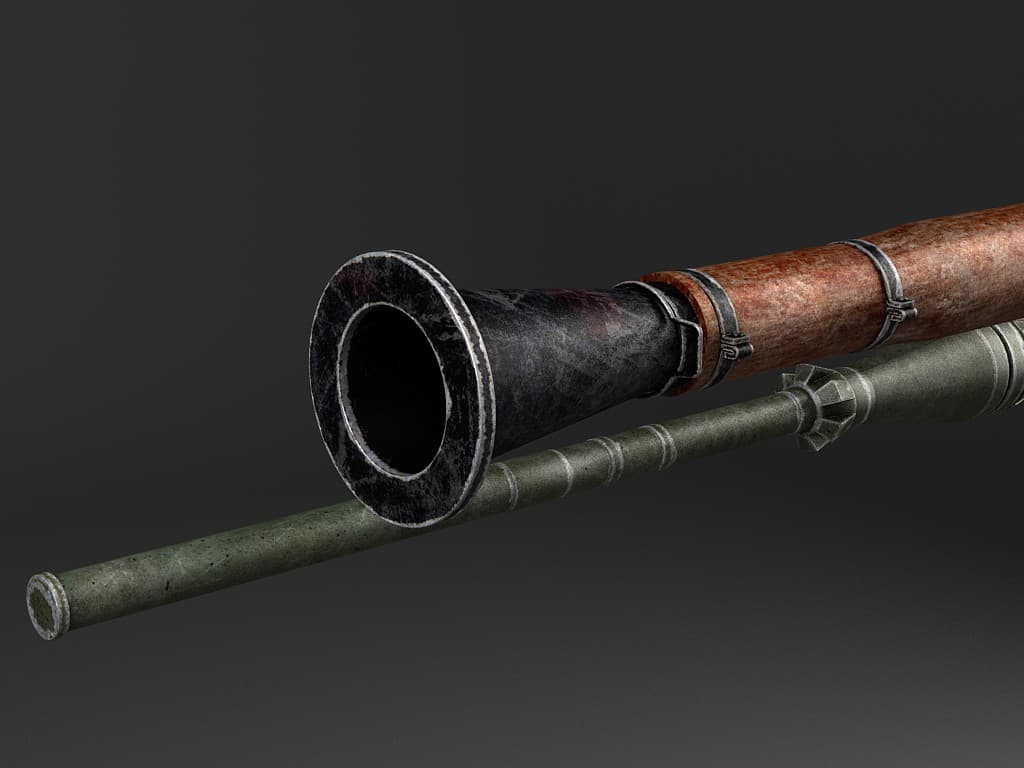 RPG-7 Bazooka 3D Model by SQUIR