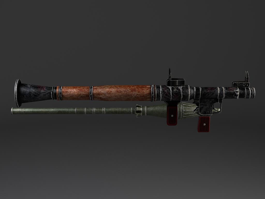 RPG-7 Bazooka 3D Model by SQUIR