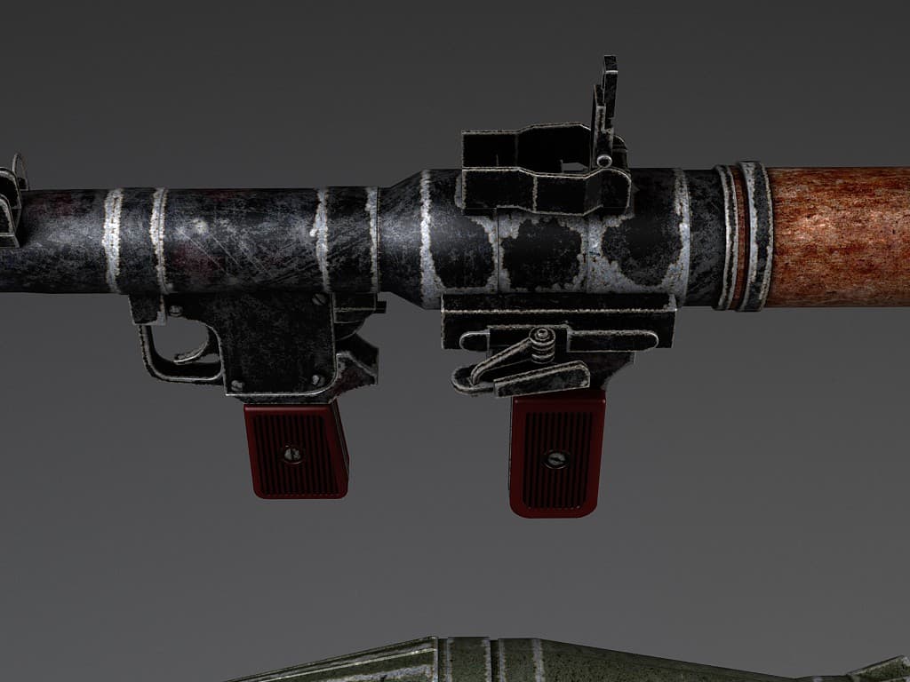 RPG-7 Bazooka 3D Model by SQUIR