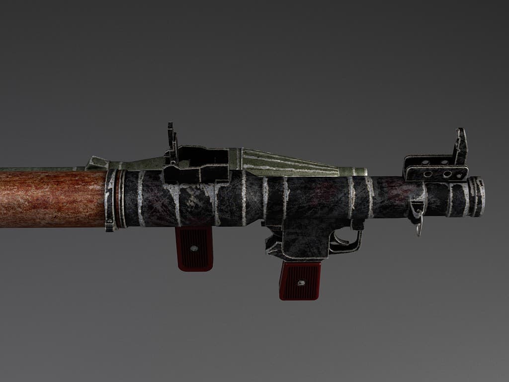 RPG-7 Bazooka 3D Model by SQUIR