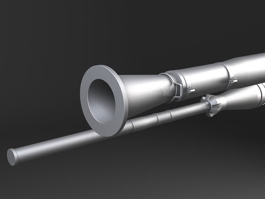 RPG-7 Bazooka 3D Model by SQUIR