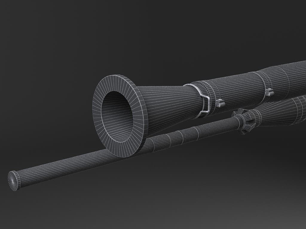 RPG-7 Bazooka 3D Model by SQUIR