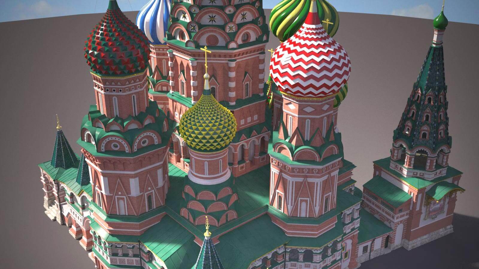 Saint Basils Cathedral - 3D Model by SQUIR