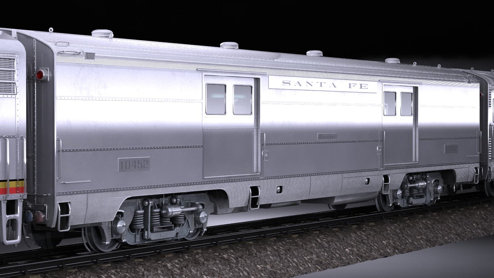 Santa Fe Super Chief Train - 3D Model by SQUIR