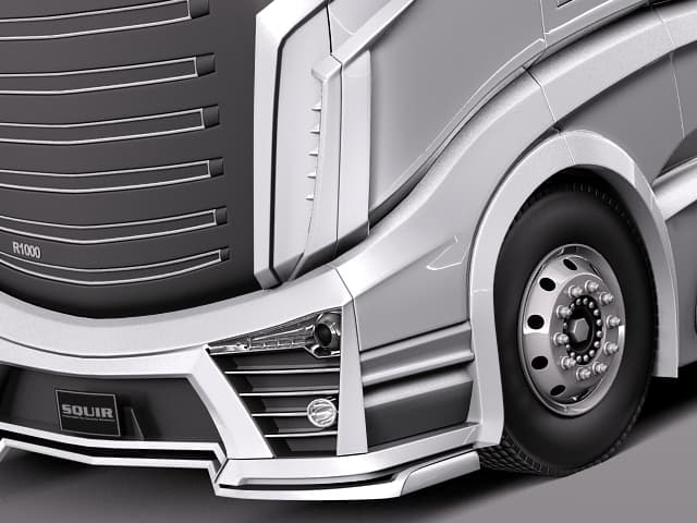 Scania R1000 Aero Trailer - 3D Model by SQUIR