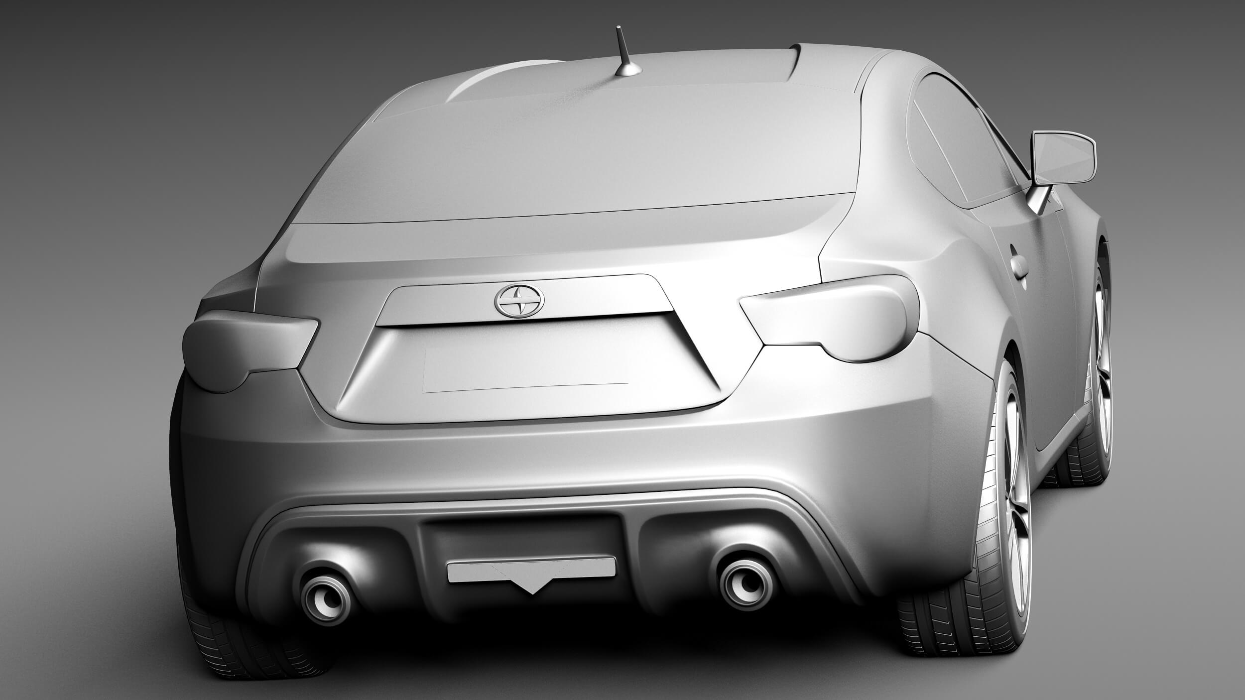 Scion FR-S 2013 3D Model by SQUIR