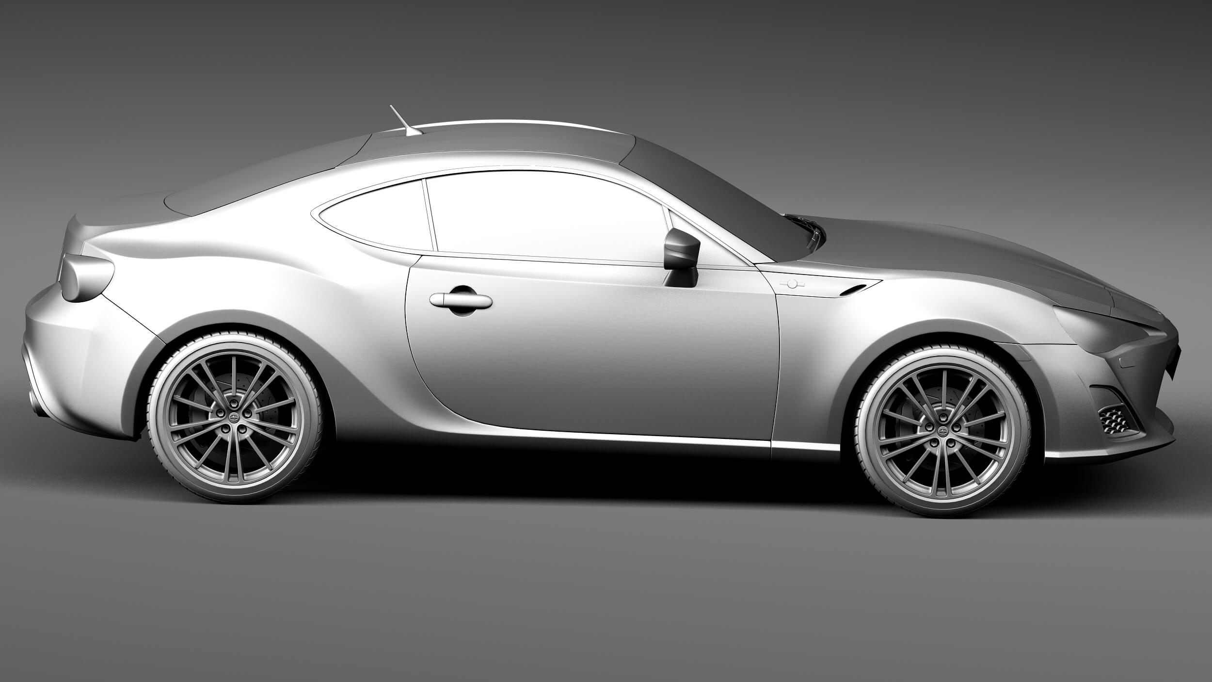 Scion FR-S 2013 3D Model by SQUIR