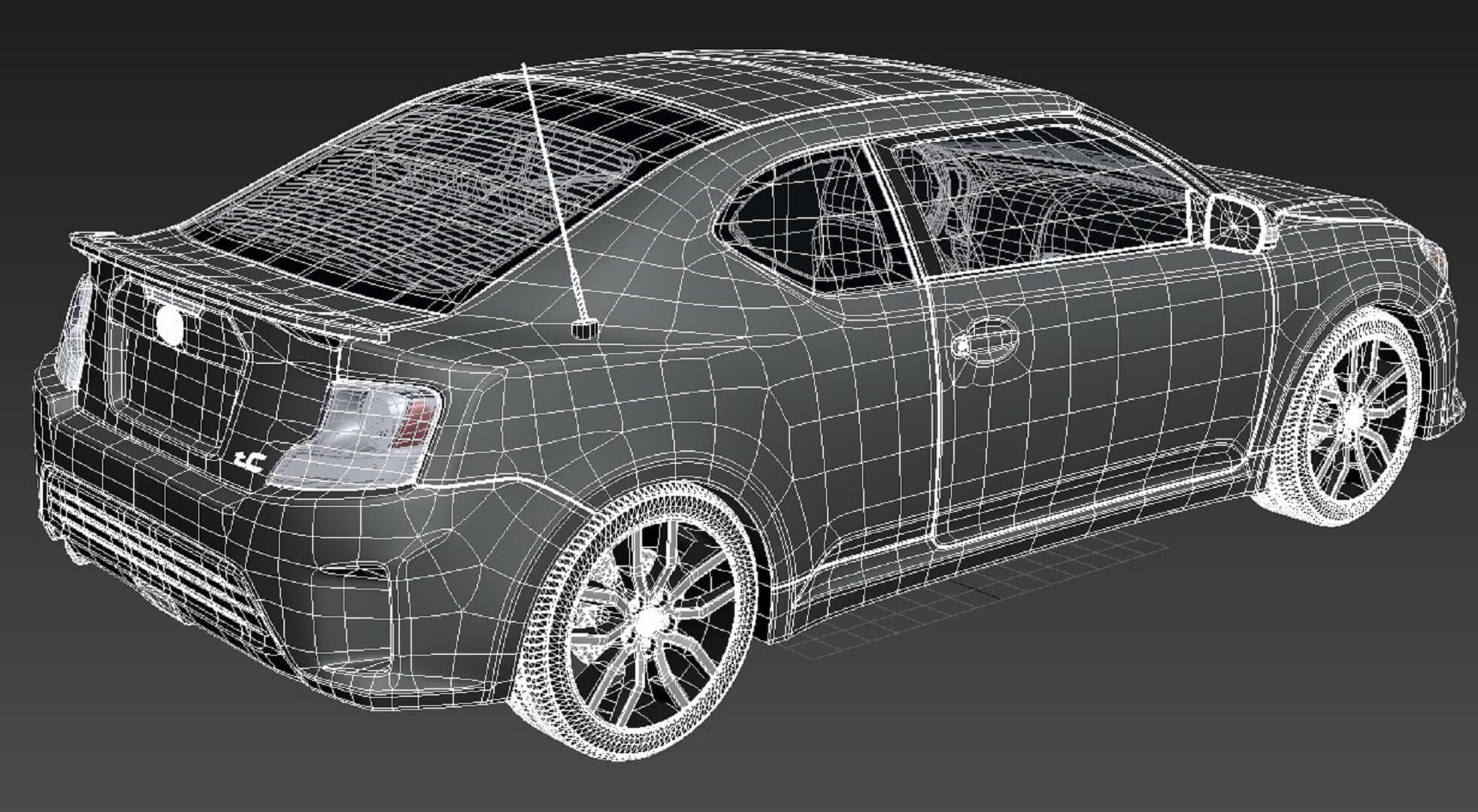 Scion TC 2014 - 3D Model by SQUIR
