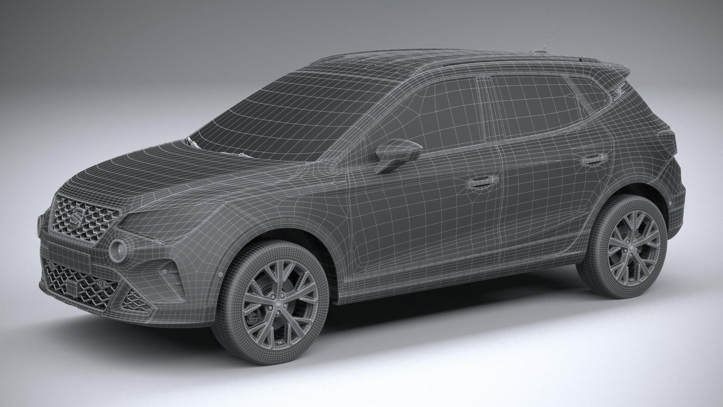 Seat Arona 2022 - 3D Model by SQUIR
